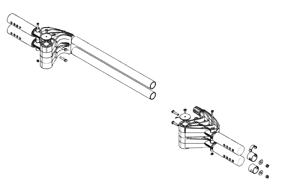 Rear Protection bumper | Rotax Max DD2 | Karting parts