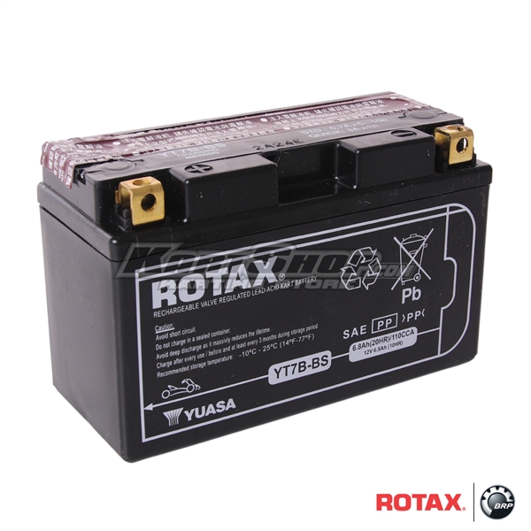 Battery YUASA 12V-6,5Ah, Rotax Max