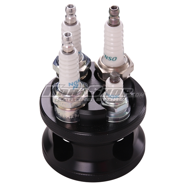 Magnetic spark plug holder