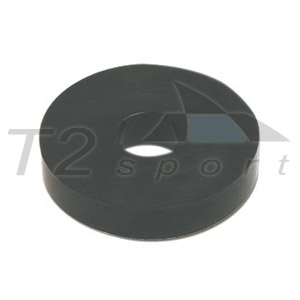 Rubber washer D6 D20 H4, black