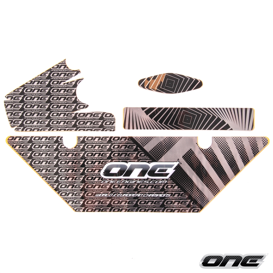 Stickers kit for Rotax Radiator, One Engines