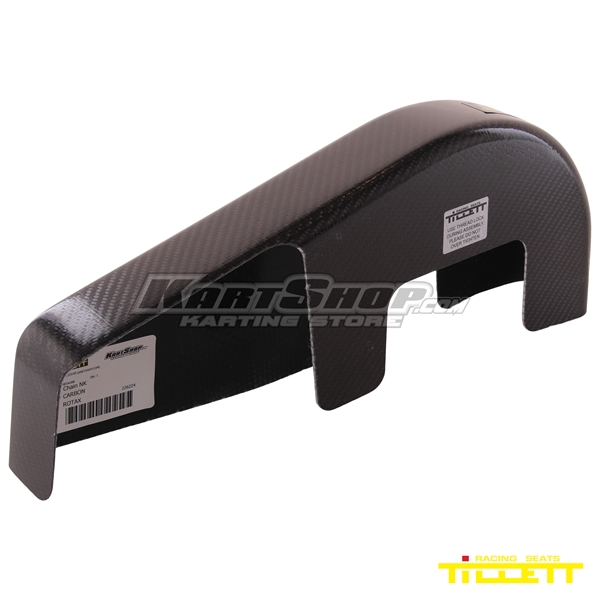 Composite chain guard, carbon fibre surface, Rotax/TAG