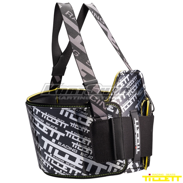 Tillett CIK FIA P1 Defender Rib Protector, Black, Size XS