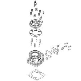 Cylinder and cylinder head | Vortex KF | Engine