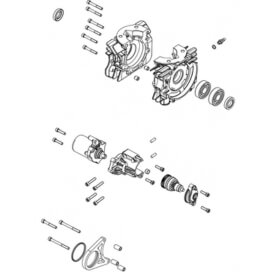 Crankshaft housing and Starter | Vortex Mini Rok | Engine